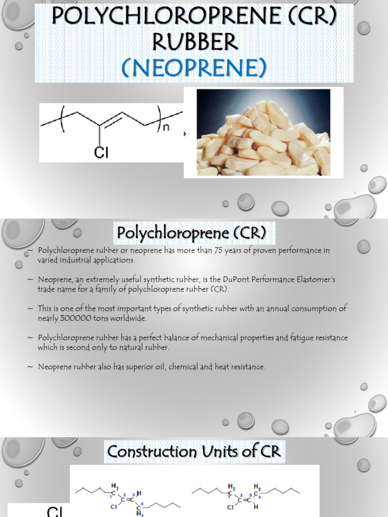Chloropene Rubber-CR | Download Free PDF | Natural Rubber | Cross Link