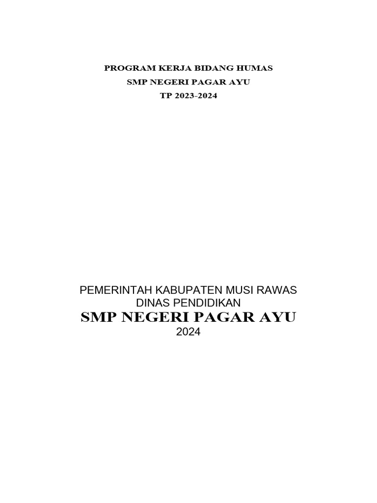 Proker Waka Humas 23-24 | PDF