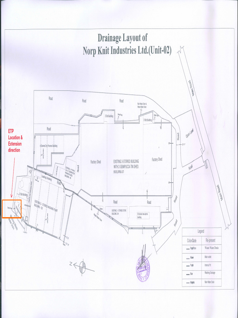 Location of ETP in Master Layout (Drainage Layout Plan) | PDF