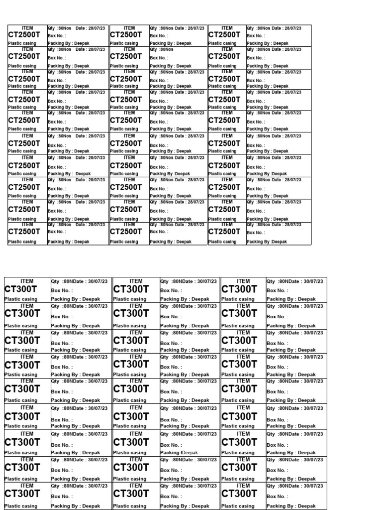 CT Sticker Lan | PDF