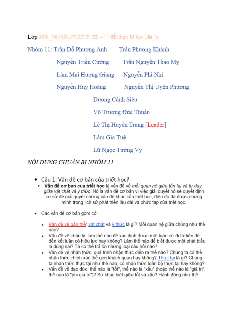 Bài So N Nhóm 11 | PDF