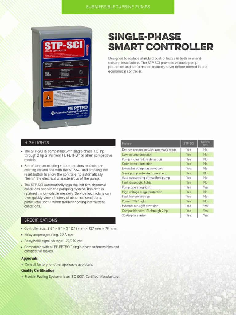 Ffs 0674 Single Phase Controller Sci Datasheet | PDF | Relay | Electric ...