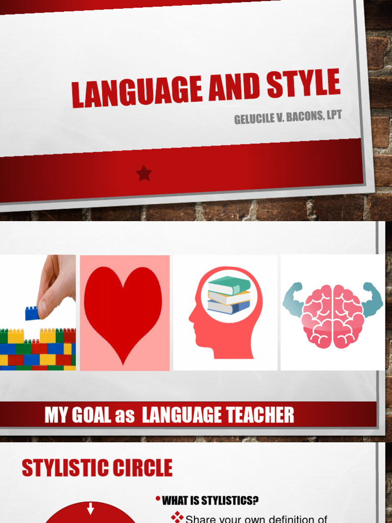 Language and Style | PDF | Linguistics | Human Communication