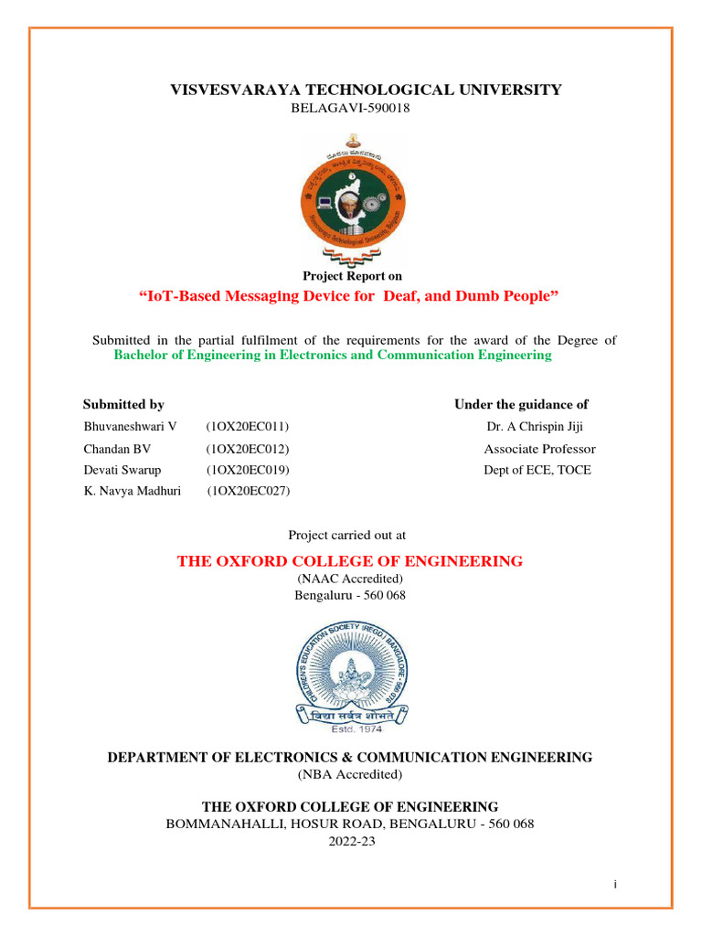 Smart Hand Gloves | Download Free PDF | Arduino | Communication