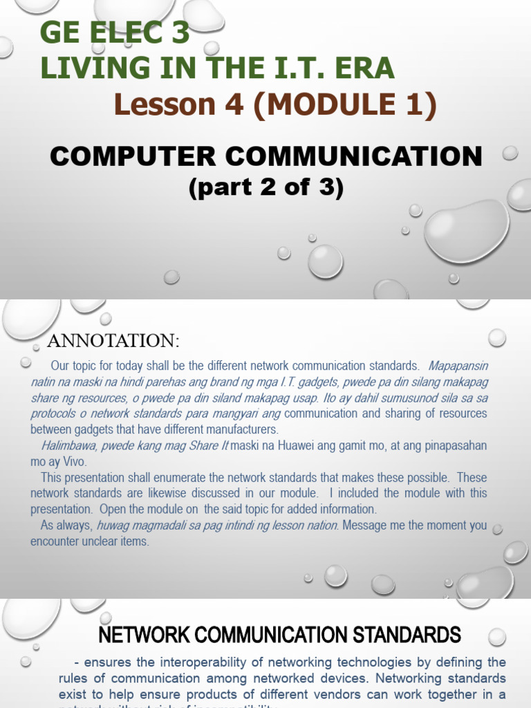 Network Standards Pdf Computer Network Wi Fi