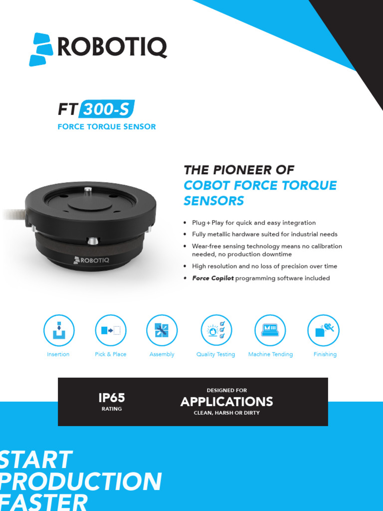 Product sheet-FT300S FC EN | PDF | Robotics | Sensor