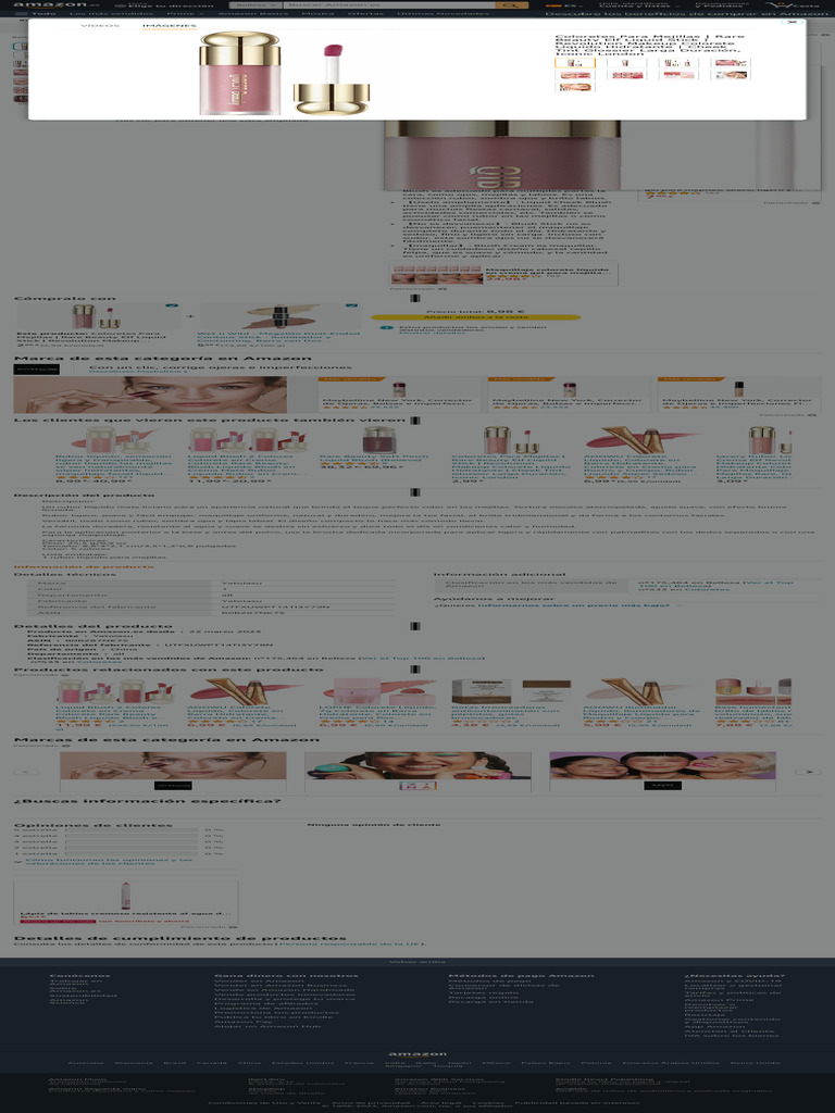 Captura 2023-09-18 A Las 17.37.40 | PDF | Productos cosméticos | Amazon Kindle