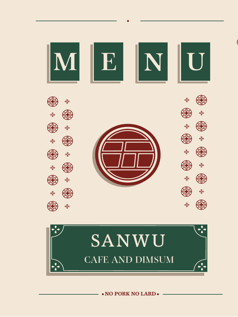 New Menu Sanwu | PDF