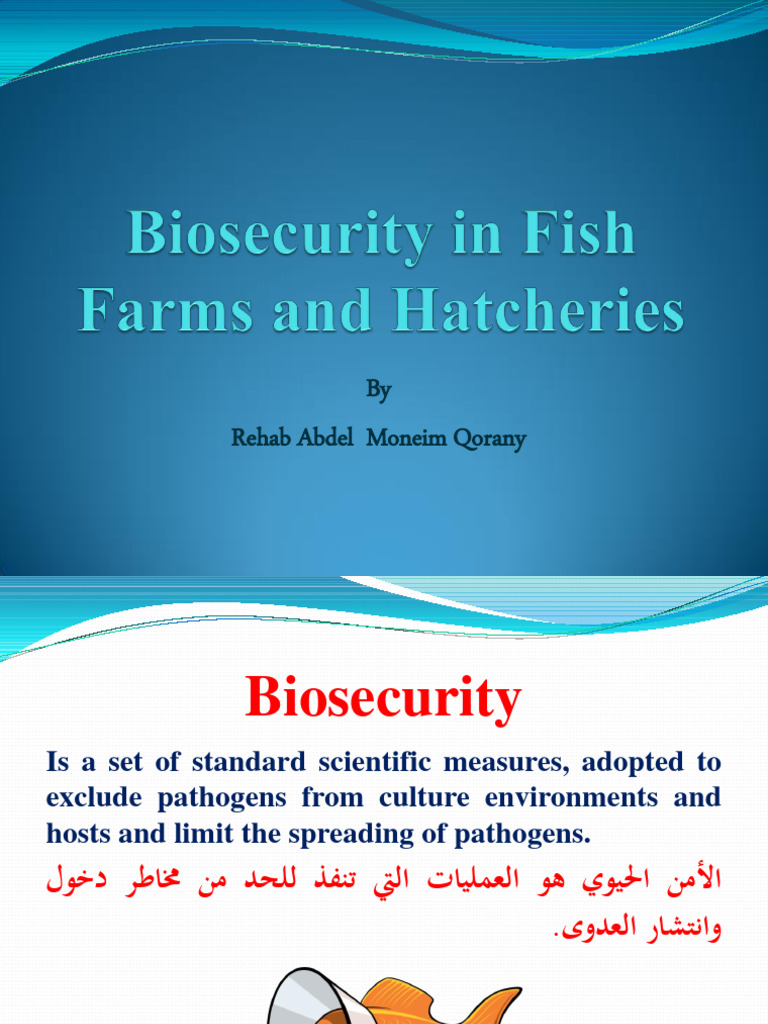 Biosecurity in Fish Farms | PDF | Water | Water Quality