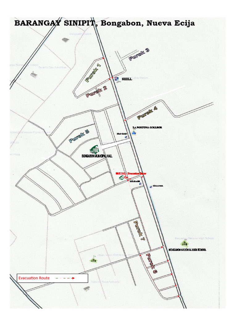 BARANGAY MAP Sinipit | PDF