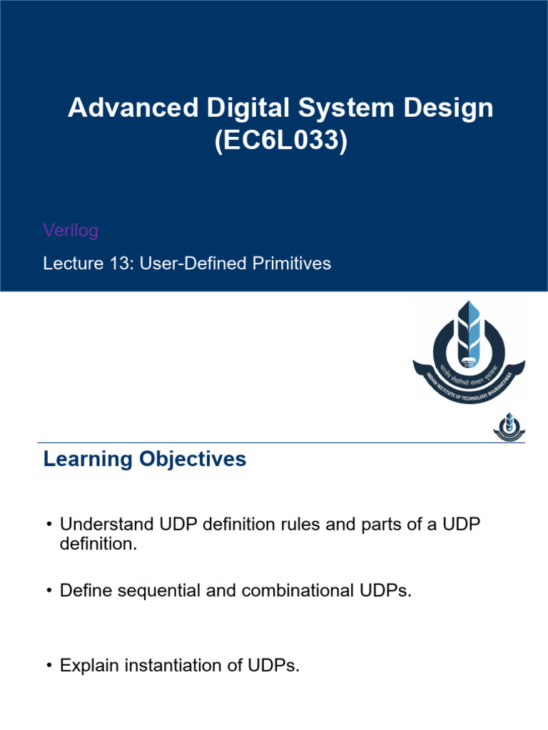 L13 User Defined Primitives | PDF | Software Engineering | Computer Engineering