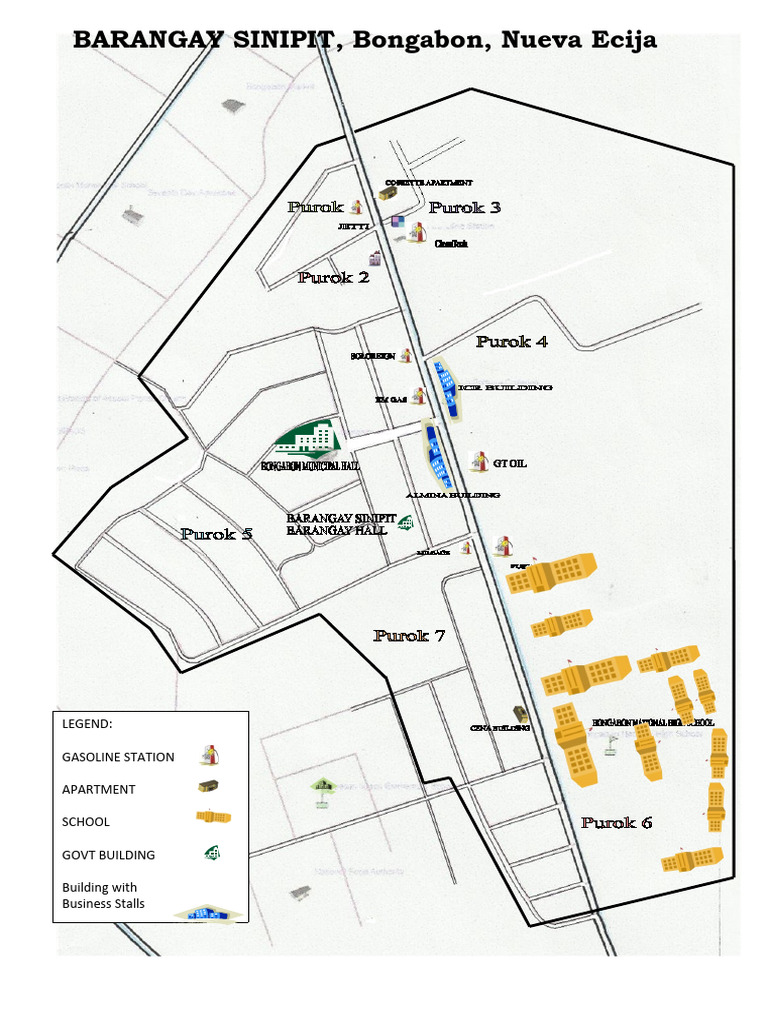 Map Sinipit Water Ways | PDF