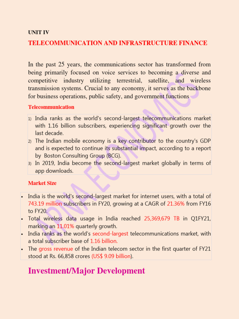 Unit Iv | PDF | Infrastructure | Telecommunications Unit Iv | PDF | Infrastructure | Telecommunications