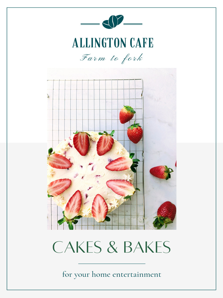Allington Cafe: Cakes for Home Events | PDF | Cakes | European Cuisine