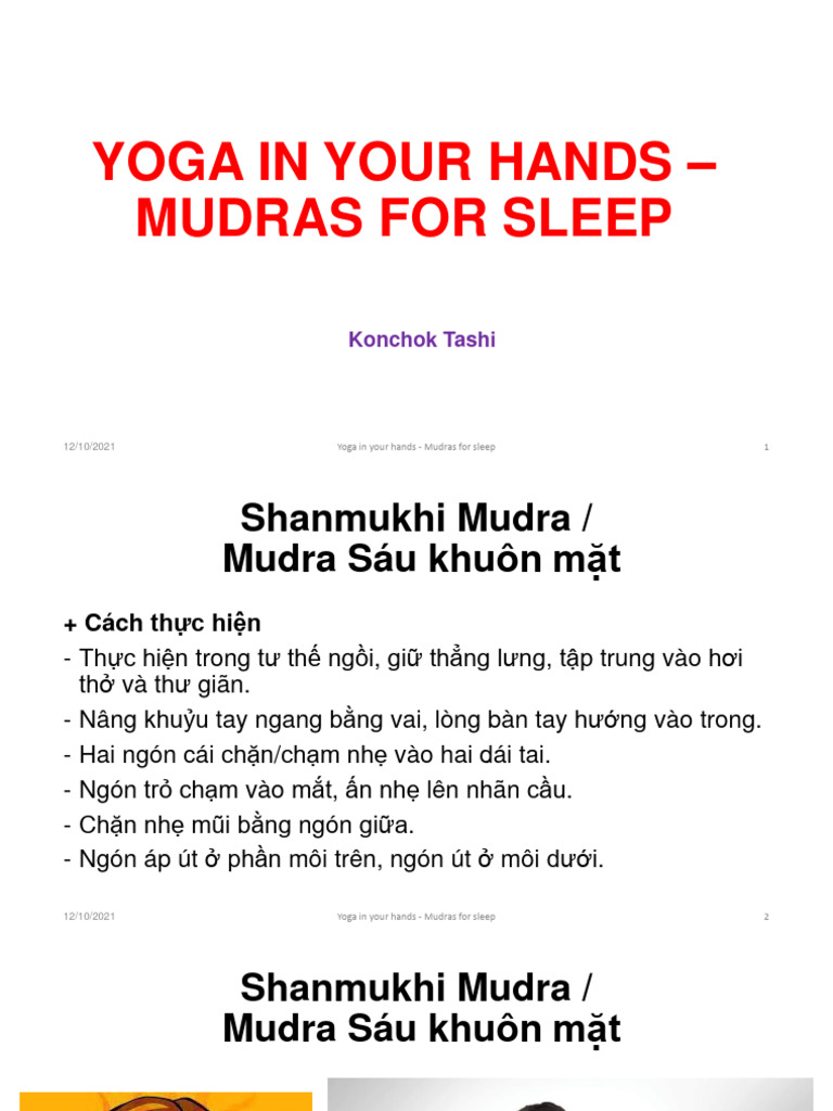 Mudra cho giấc ngủ | PDF