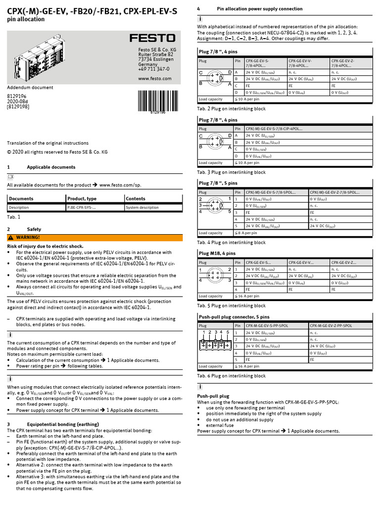 CPX (M) GE EV - EPL EV - 2020 08d - 8129198g1 | PDF | Electrical Equipment | Manufactured Goods