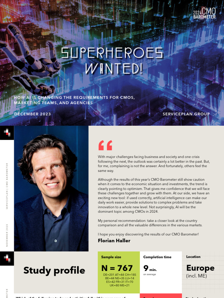 CMO Barometer 2024 ES | Download Free PDF | Artificial Intelligence | Intelligence (AI) & Semantics