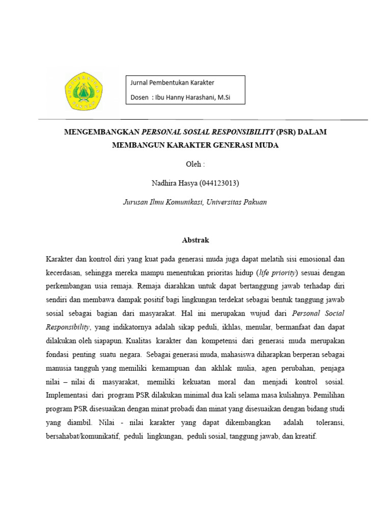 Jurnal Nadhira | PDF