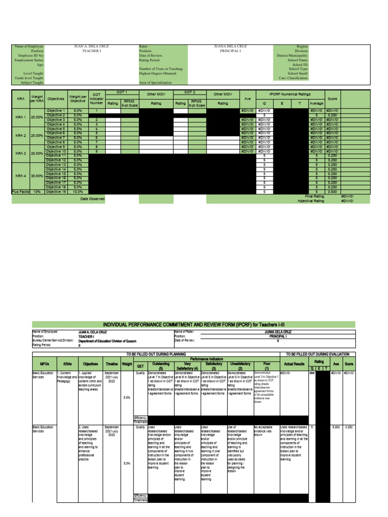 For Proficient Teachers Automated Ipcrf Sy 2021 2022 | PDF | Learning ... For Proficient Teachers Automated Ipcrf Sy 2021 2022 | PDF | Learning ...