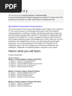 English for IT 1 Course Overview | PDF | English Language | Grammatical ...