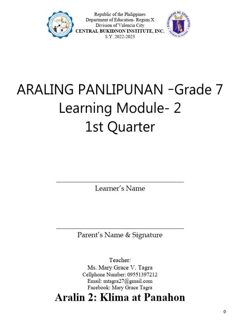 Ap7 Q1M2 | PDF