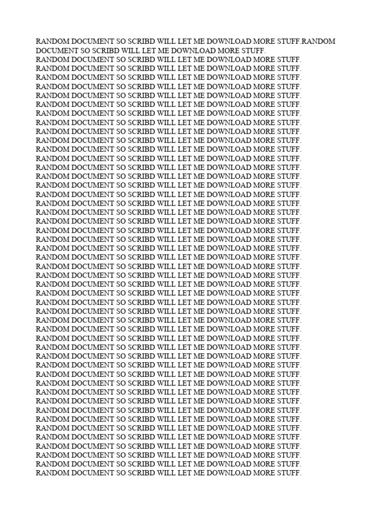 Scribd Download Placeholder Document | PDF