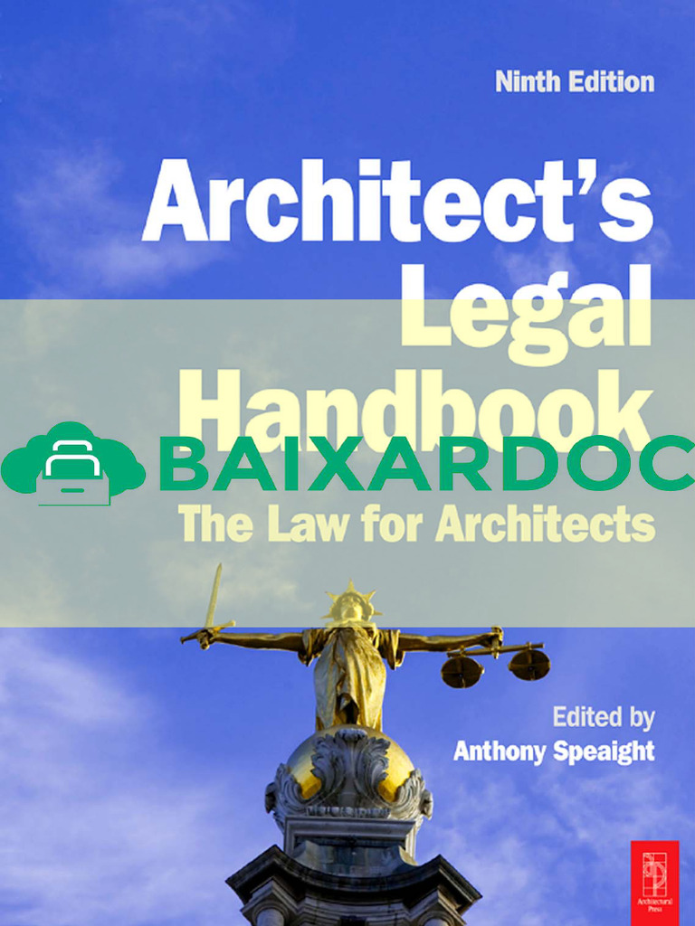 Architect39s Legal Handbook The Law For Architects 9th Edition | PDF ...