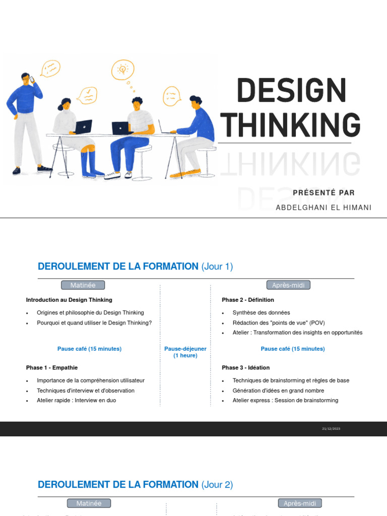 Formation Design Thinking : Prototypage et Tests | PDF | Design ...