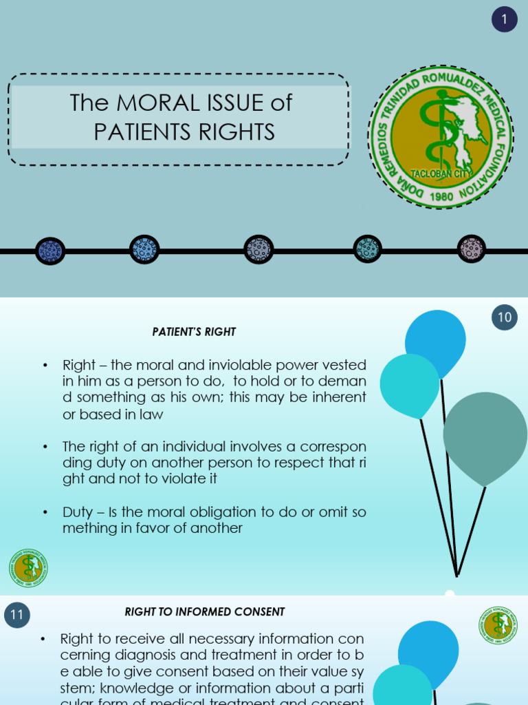 Rights of Patient | PDF | Informed Consent | Patient