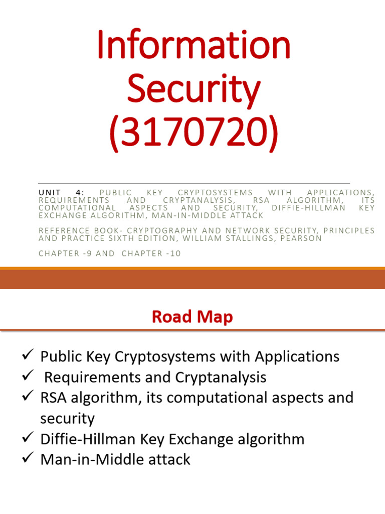 Unit 4 | PDF | Cryptography | Public Key Cryptography