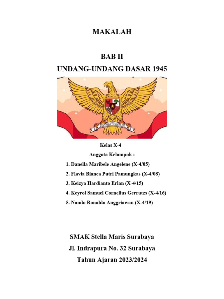 PPKN Amandemen X-4 FIX | PDF