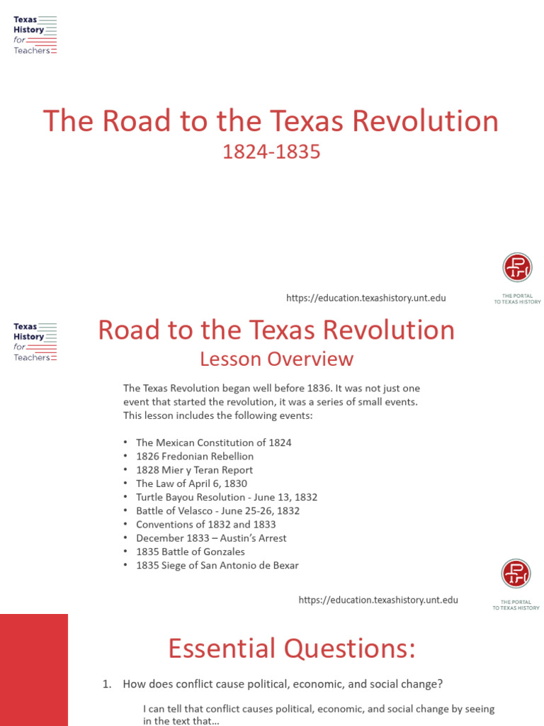 Slideshow | PDF | Mexican Texas | Colonial United States (Mexican)