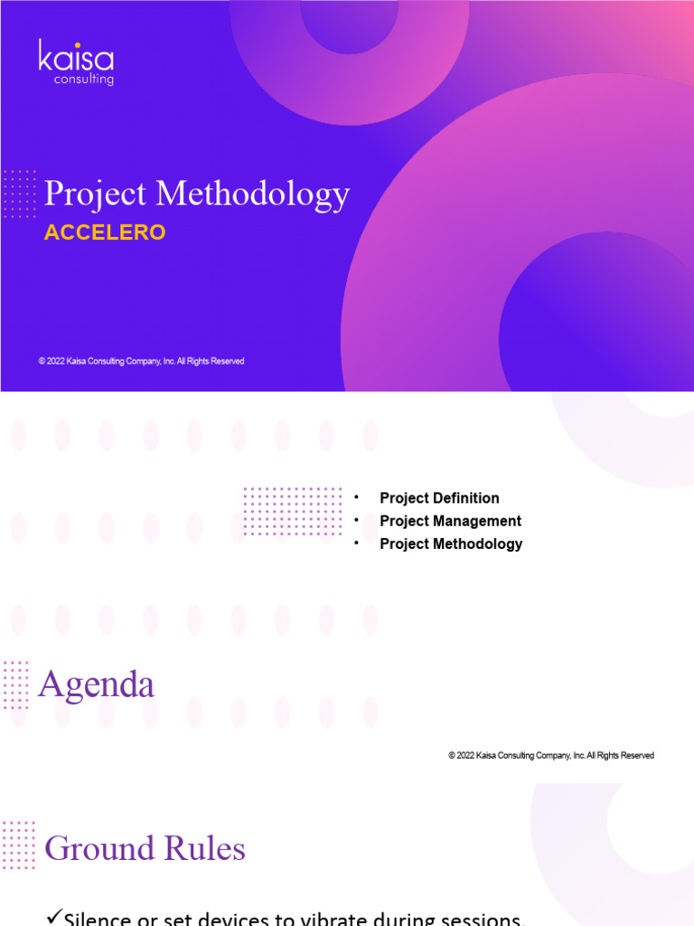 Project Methodology - Accelero | PDF | Project Management | Business ...