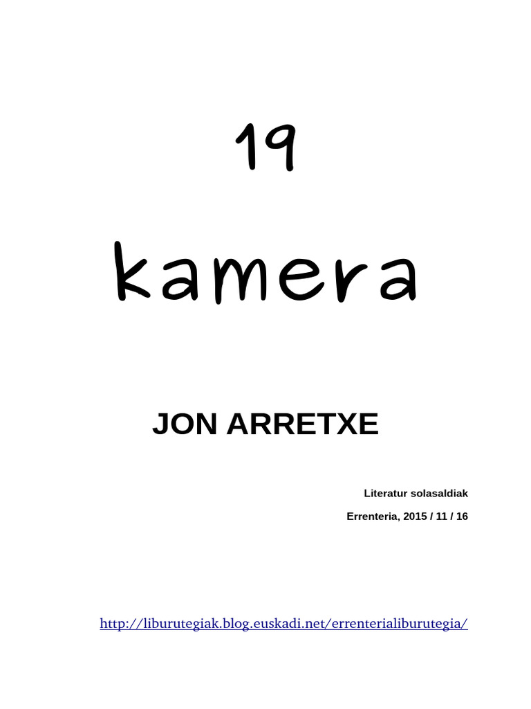 Pdfslide - Tips 19 Kamera Jon Arretxe | PDF