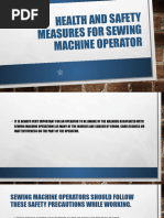 Textiles Safety Poster | PDF | Sewing Machine | Textiles