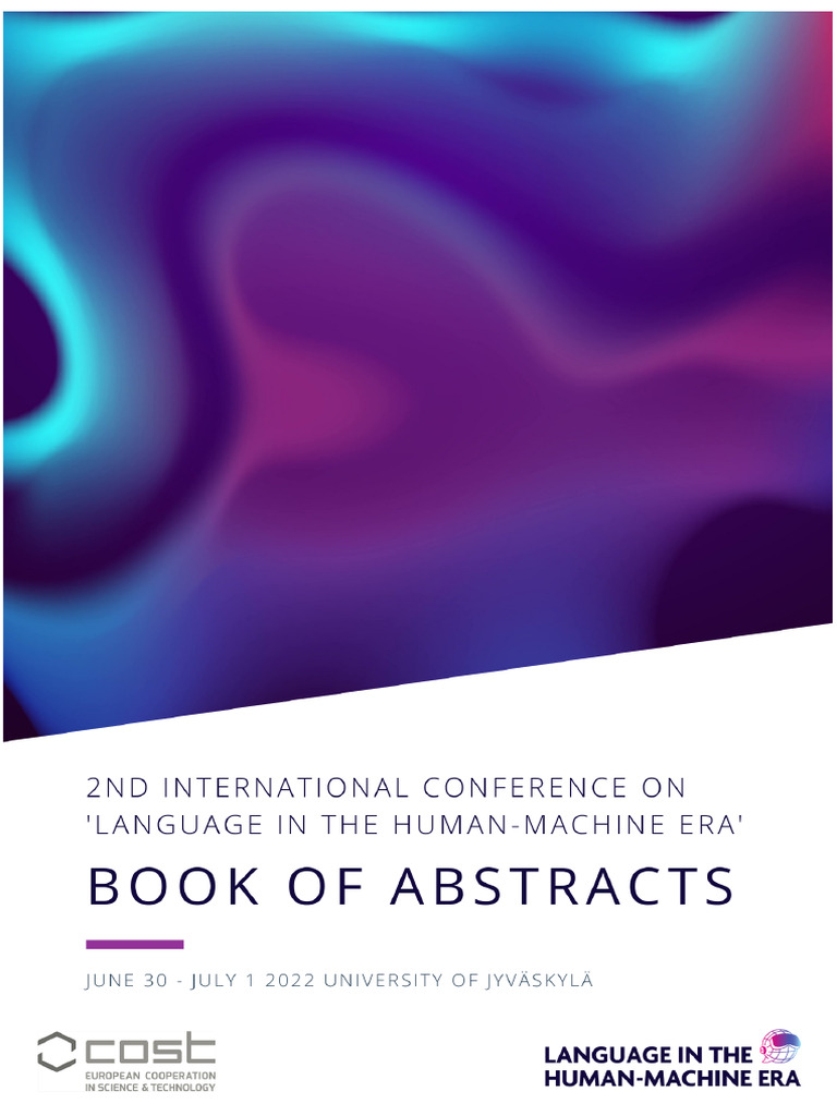 LITHME Conference 2022 Book of Abstracts v1 | PDF | Artificial Intelligence | Intelligence (AI ...
