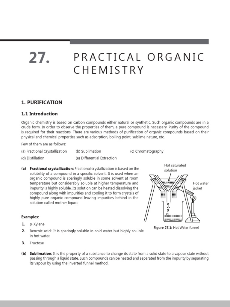 11.practical Organic ChemistryTheory | PDF | Chromatography | Amine