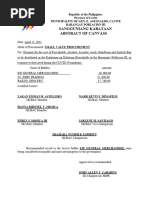 SK Procurement Plan 2020 | PDF