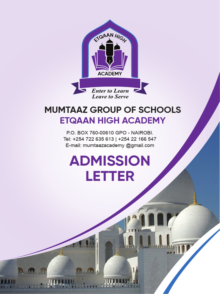 Etqaan Admission Boarding High | PDF | Lunch