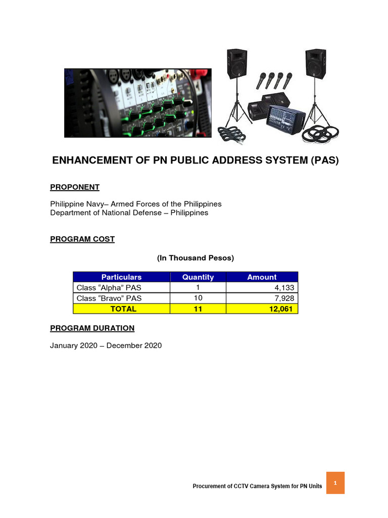 PP - PA System | PDF | Computers | Technology & Engineering