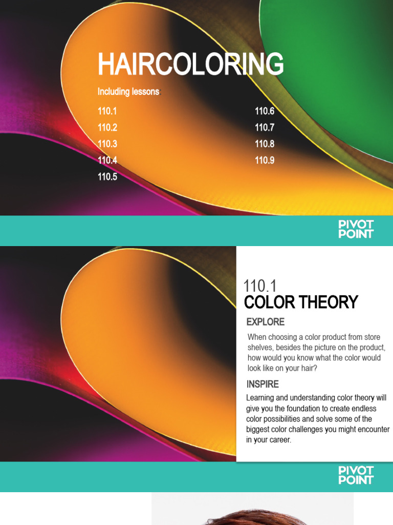 Hair Coloring Techniques and Theory | PDF | Hair | Color