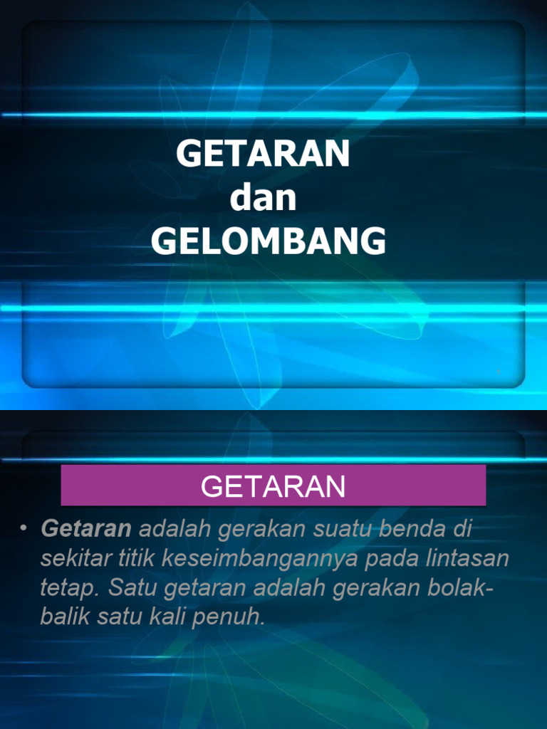 Getaran dan Gelombang: Konsep dan Perhitungan | PDF | Sains & Matematika