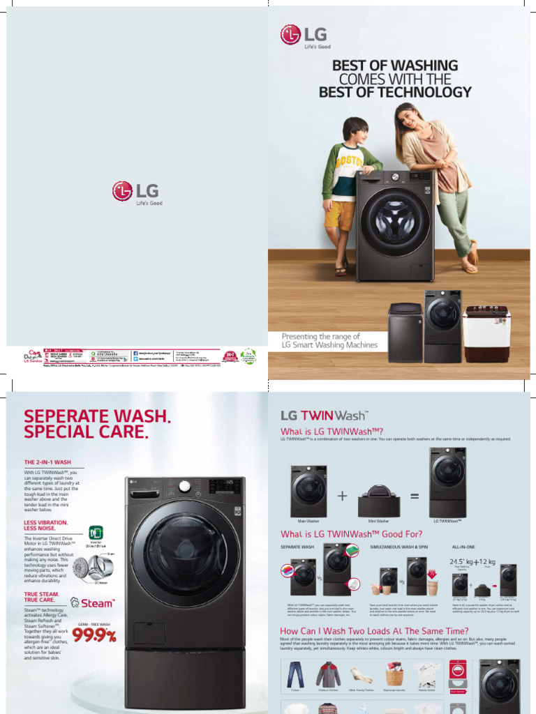 WM Catalogue 2 | PDF | Washing Machine | Clothes Dryer