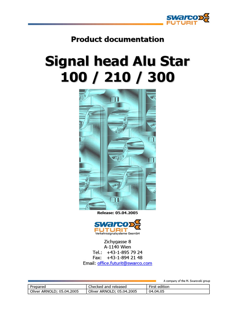 Traffic SIGNAL HEADS Manual Alu | PDF | Light Emitting Diode ...