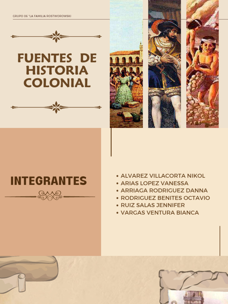 Grupo 06 - Historia Colonial | PDF | Perú | Historiografía