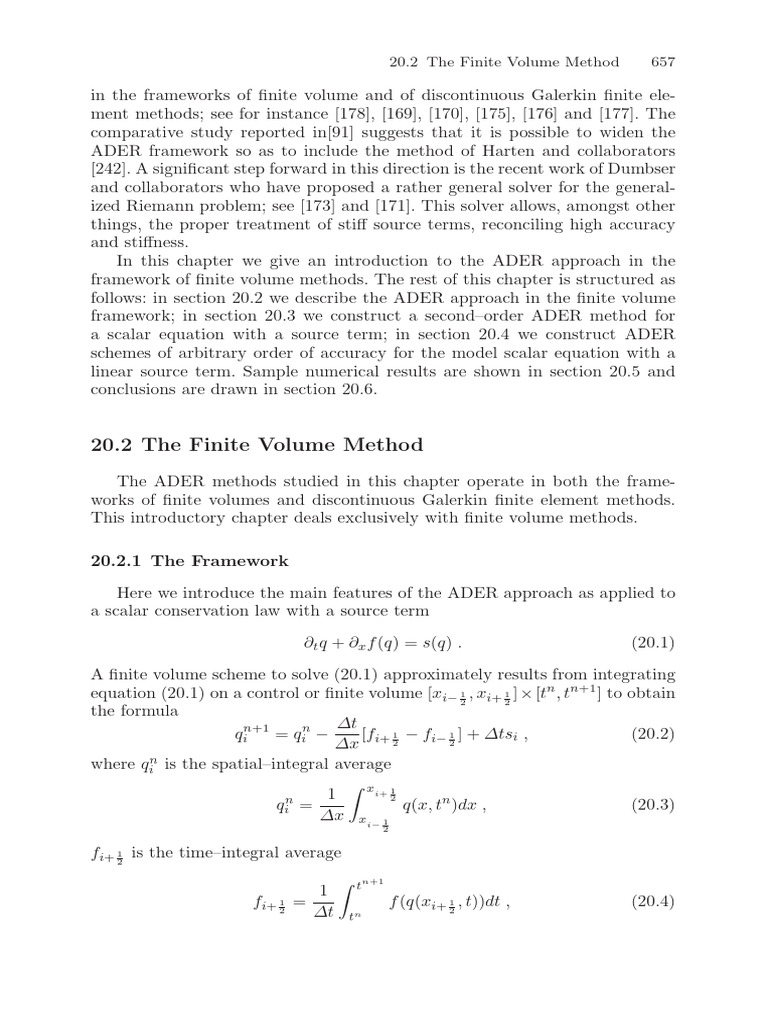 Ader Scheme Pdf Integral Partial Differential Equation