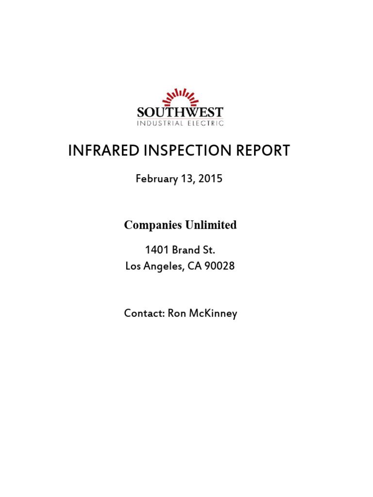 Infrared Inspection Insights | PDF | Fuse (Electrical) | Infrared