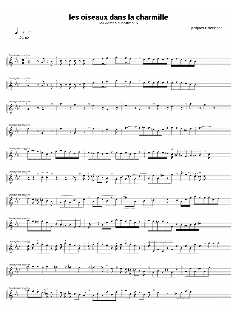 Les Oiseaux Dans La Charmille 20240111 205122 | PDF