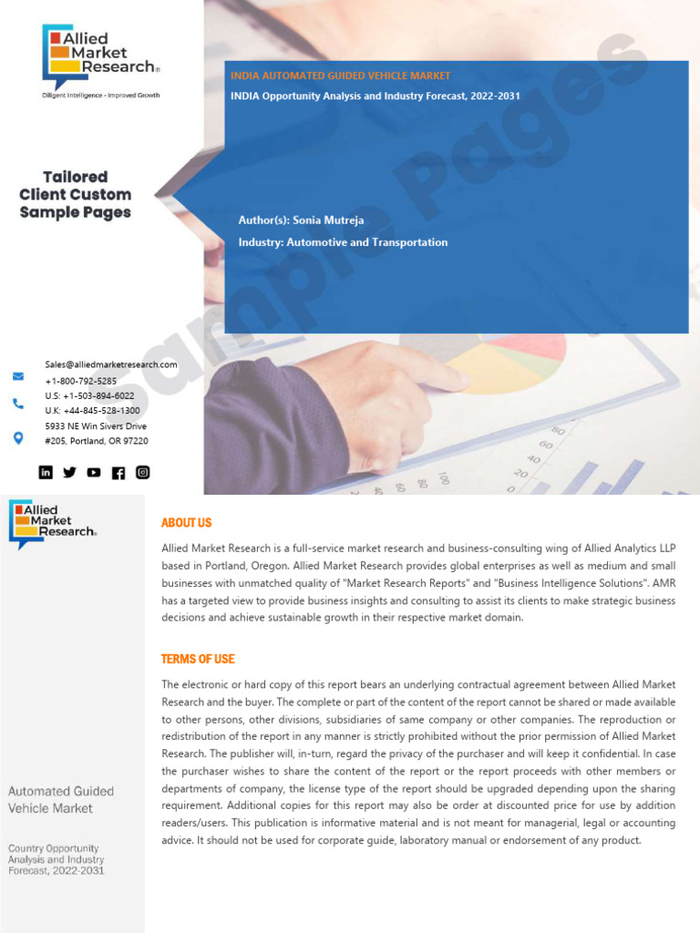 Sample - India Automated Guided Vehicle Market | PDF | Automation ... Sample - India Automated Guided Vehicle Market | PDF | Automation ...