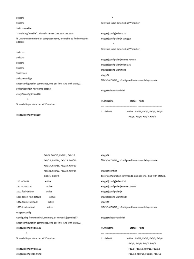 Switch | PDF | Command Line Interface | Computer Science